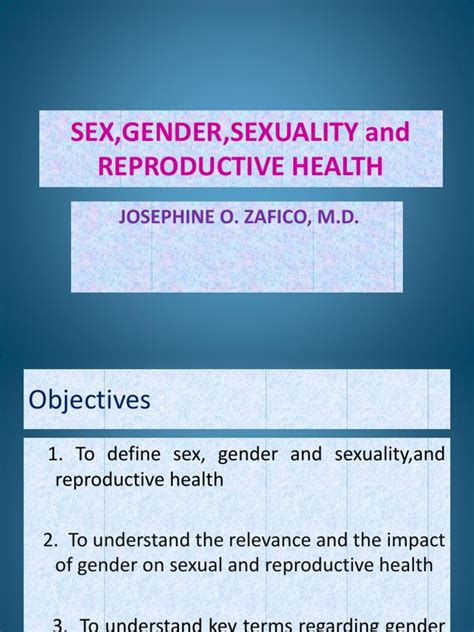 sex gender sexuality and reproductive health ppt gender role human sexual activity