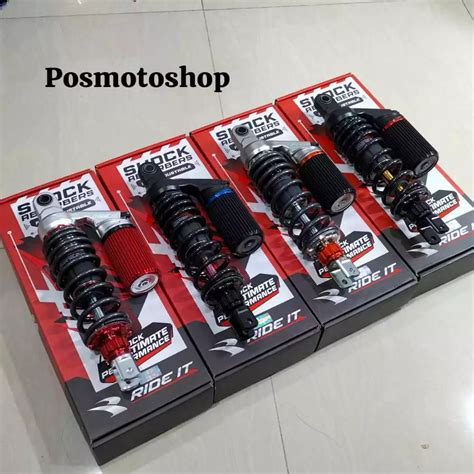 Jual Shock Tabung Matic Ride It Gp Premium Double Click 310mm 330mm Skok Beat Vario Scoopy Mio