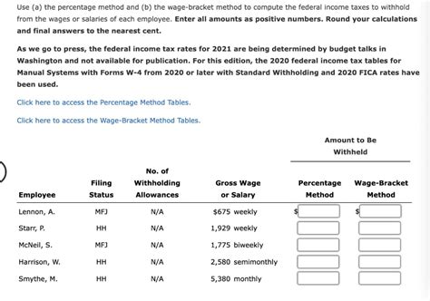 Answered Use A The Percentage Method And B Bartleby