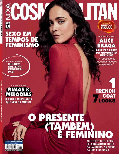 Alice Braga Cosmopolitan Magazine Brazil March 2018 Queen Of The