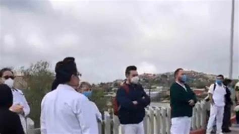 Trabajadores De Salud En Tecate Protestan Por Falta De Equipo La