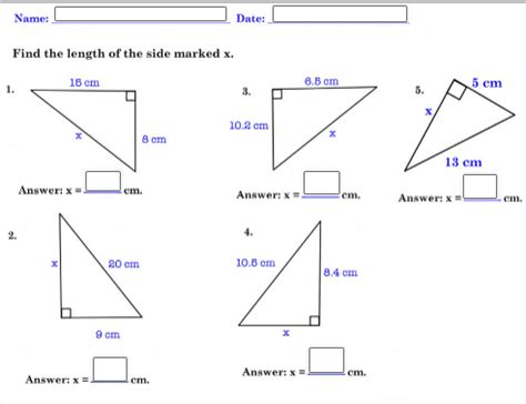The Best Pythagorean Theorem Worksheets To Help Your Students Excel The Teach Simple Blog