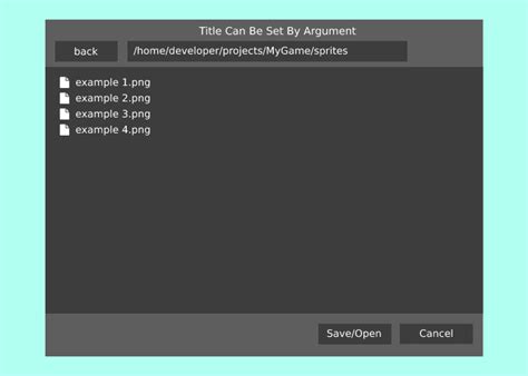 Provide Dialogue To Choose A File Or Path Issue Pythonarcade