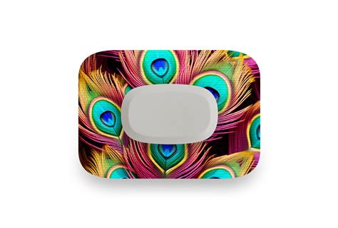 Shop Peacock Feathers Patch Glucorx Aidex Today Protect Your Cgm