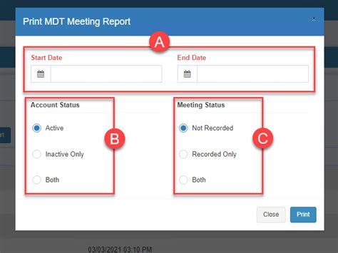 Creating A Mdt Report