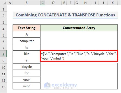 How To Concatenate Arrays In Excel With Conditions