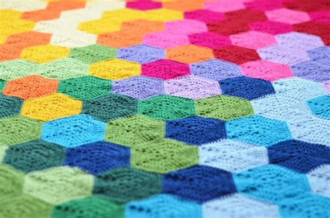 Rainbow Hexi Blanket Aka Mr Cs Blankey The Loopy Stitch Shop