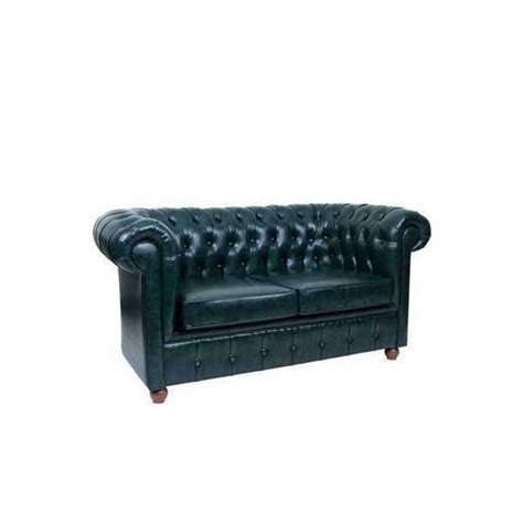 Jvmoebel 2 Sitzer Dunkelblauer Chesterfield Zweisitzer Modernes Sofa 2