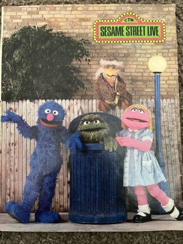 Vintage 1988 Sesame Street Big Bird Sesame Street Story Live Program