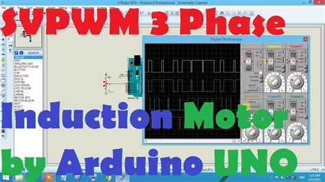 Svpwm 3 Phase Induction Motor By Arduino Uno Youtube