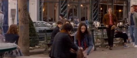 Womans Skirt Falls Down