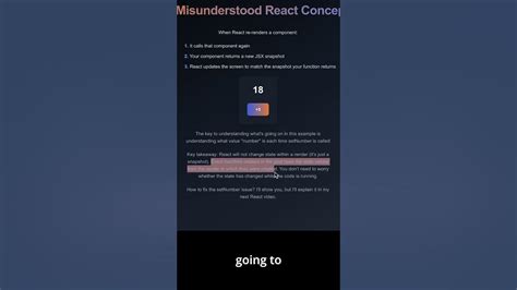 A Key To Understanding React Rendering Reactjs Webdevelopment Youtube