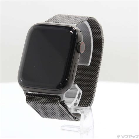 【中古】apple Watch Series 6 Gps 44mm スペースブラックチタニウムケース スポーツバンド