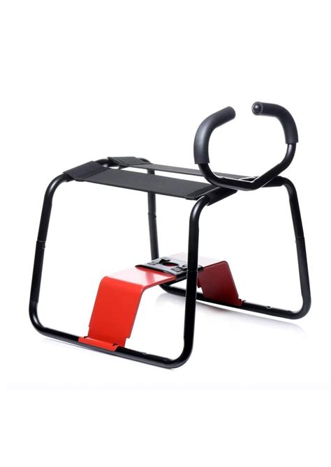 Lovebotz Bangin Bench Ez Ride Sex Stool With Handles Blackred