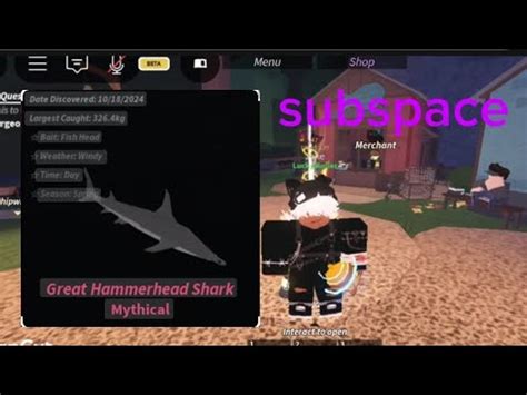 Fisch Getting Subspace Great Hammeredhead Shark Did I Failed Youtube