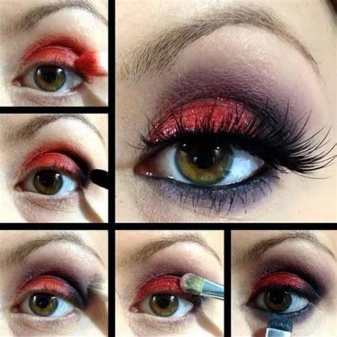Red Eye Makeup Step By Step Makeup Vidalondon