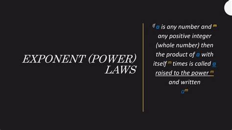 Laws Of Indices Ppt