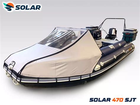 Лодка надувная моторная solar-470 super jet + tohatsu 50 eptos | Solar ...