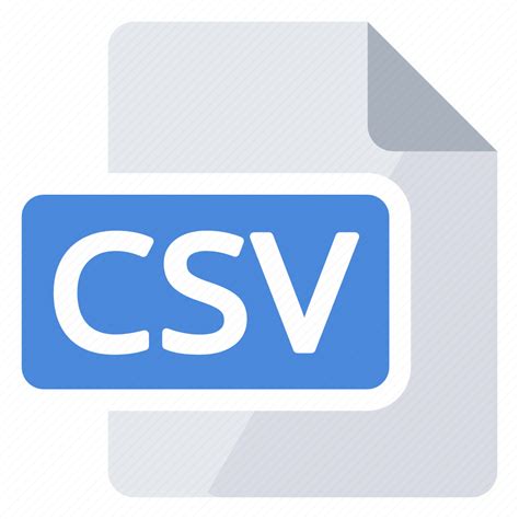 Csv Document File Spreadsheet Type Icon Download On Iconfinder