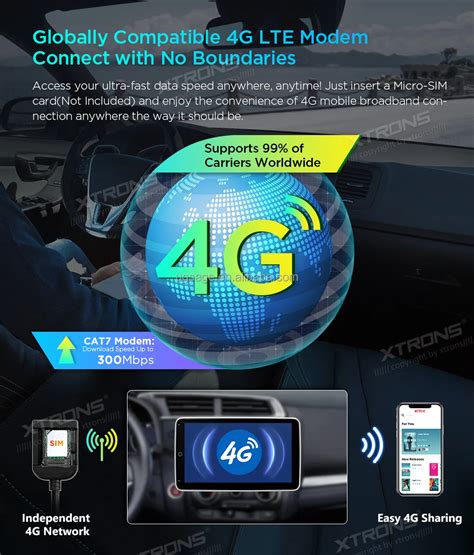 Xtrons 10 1 Rotatable Qled Car Screen Android Universal Single Din Car