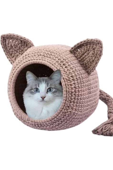 Crochet Cat Bed Free English Pattern Artofit