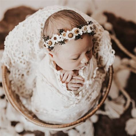Flower Girl Halo Etsy