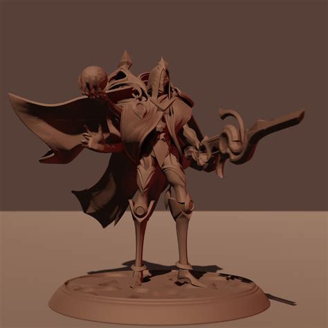 Stl File Jhin Dark Cosmic League Of Legends 🎮・3d Printer Design To
