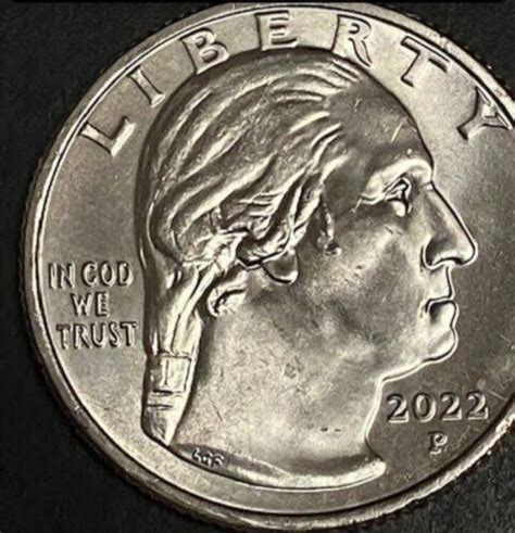 2022 P Wilma Mankiller Quarter “drooling George” Ebay