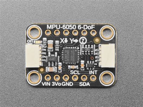 Adafruit Mpu 6050 6 Dof Accel And Gyro Sensor Stemma Qt Qwiic Kiwi Electronics