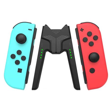 빠른 충전 핸들 그립 닌텐도 스위치 스위치 oled 조이 콘 컨트롤러 충전기 독 스테이션 ns 게임 패드 티몬