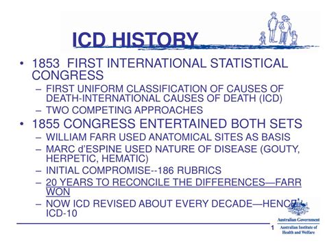 Ppt Icd History Powerpoint Presentation Free Download Id3199508