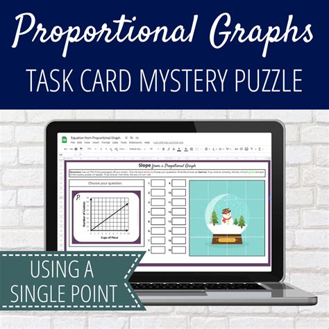 Proportional Relationships With Graphs Mystery Puzzle Miss Kuipers Classroom