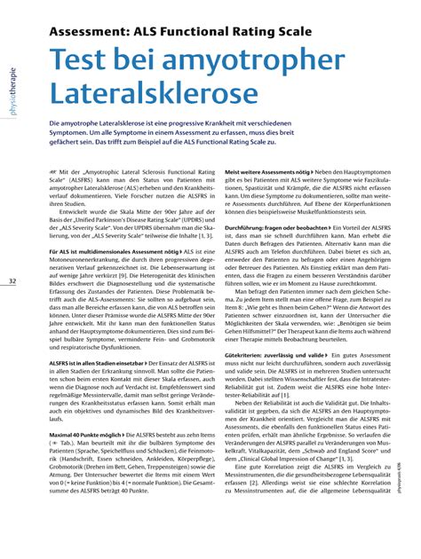Fillable Online Assessment Als Functional Rating Scale Fax Email Print