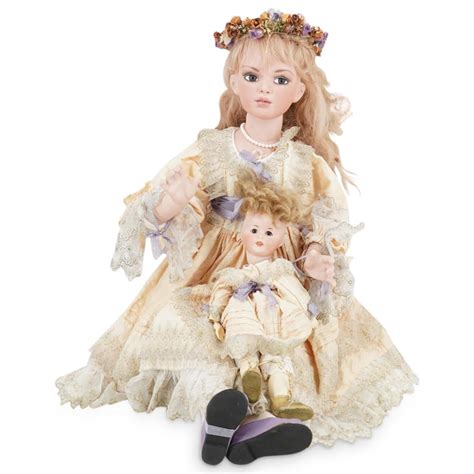 Sold At Auction Jan Mclean Original Porcelain Doll On Stand Marked 1 Of 1