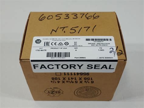 Allen Bradley Configurable Nat Router Catalog 1783 Natr
