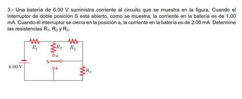 Solved Una batería de 6 00V suministra corriente al Chegg