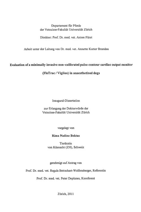 Pdf Evaluation Of A Minimally Invasive Non Calibrated Pulse Contour