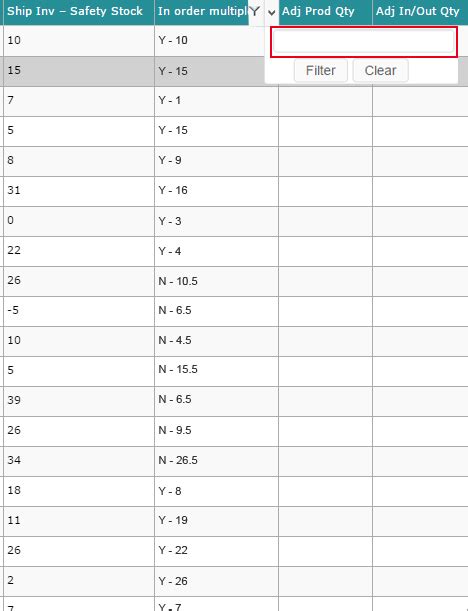 Jquery Customize Jqxgrid Filter Stack Overflow