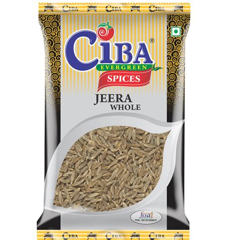 Jeera Cumin Seeds 200 Gm Ciba Taaza Spices Buy Spices Online