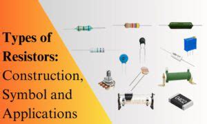 Types Of Resistors Construction Symbol And Applications ElectroDuino