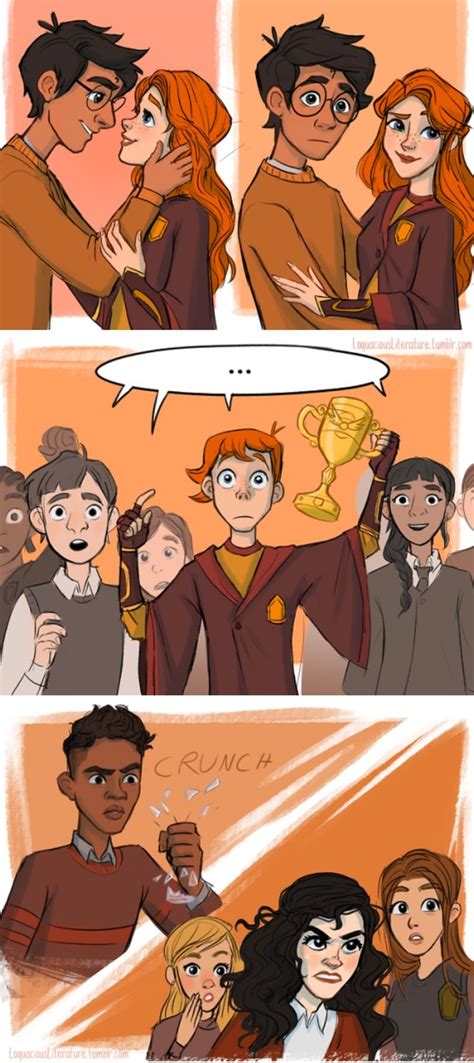 Loquacious Literature C Mics De Harry Potter Harry Y Ginny Chistes