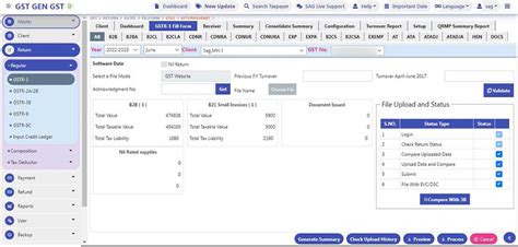 How To File GSTR 1 Form Via Gen GST Software V2 0 Java Secured