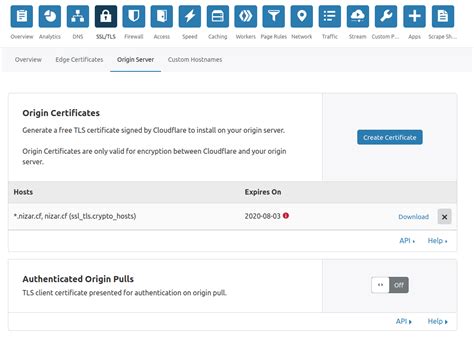 Using Cloudflare Certificates Help Caddy Community