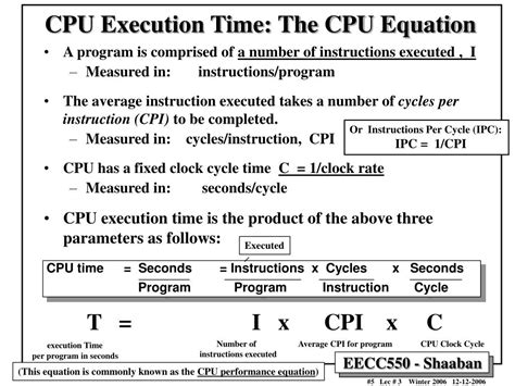 ppt cpu performance evaluation cycles per instruction cpi powerpoint presentation id 195301