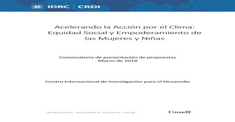 Acelerando La Acción Por El Clima Equidad Social Y · Acelerando La