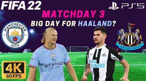 Manchester City Vs Newcastle United Fifa 22 Ps5 4k 60 Fps Premier