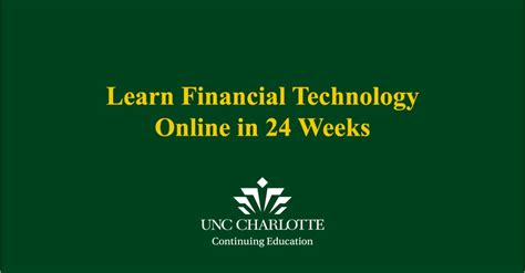 Unc Charlotte Boot Camps On Linkedin Become A Financial Technology