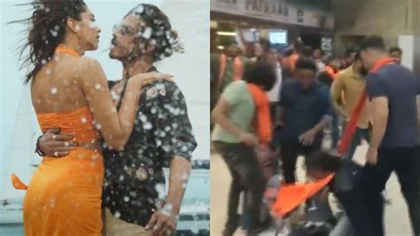 Bajrang Dal Workers Vandalise Theatre Tear Down Posters During