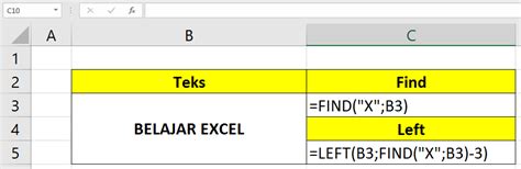 Fungsi Rumus Find Di Excel Belajar Excel Sampai Ahli
