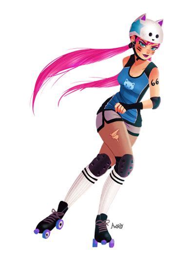 Awdrey Illustration Roller Derby Art Roller Derby Girls Roller Derby
